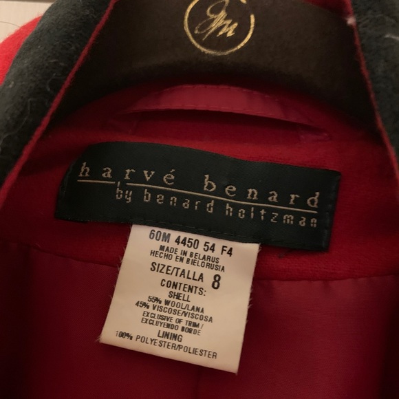 Harve Benard | Jackets & Coats | Harve Benard Red Wool Winter Coat ...